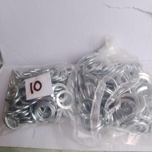 Jual RING PER M10 10 MM GALVANIS RING PLAT BULAT PUTIH REPACK ISI 100 ...
