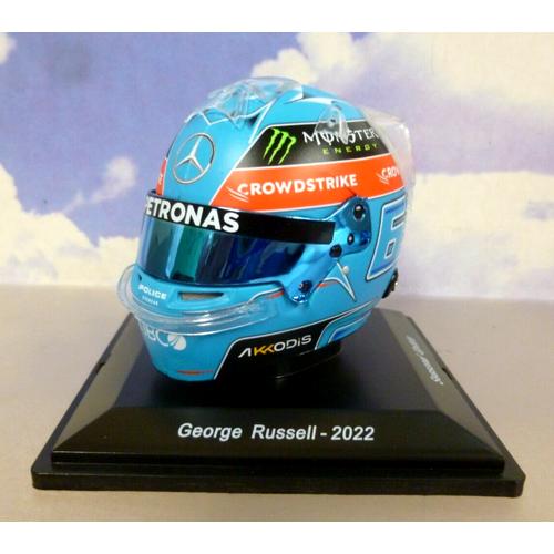 Jual Mercedes-AMG F1 2022 George GR Russell Helmet 1:5 Scale Brazil GP ...