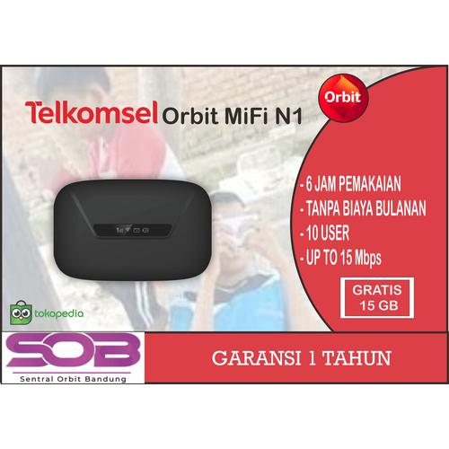 Jual Modem Telkomsel Orbit MiFi N1 Portable 4G High Speed - Kab ...