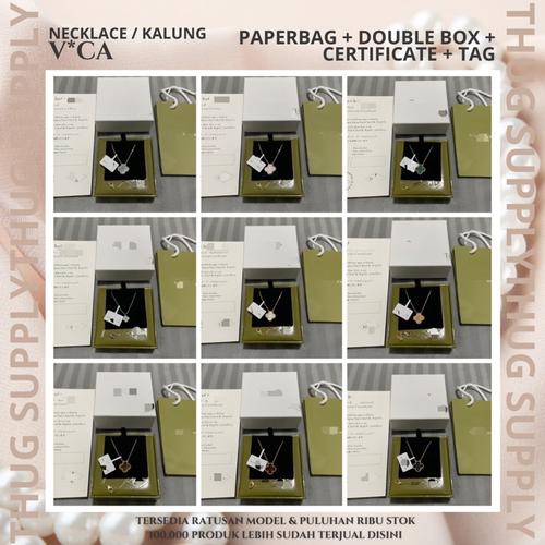 Jual NECKLACE VAN CLEEF & ARPELS VCA BOX FULLSET 5 VINTAGE ALHAMBRA ...