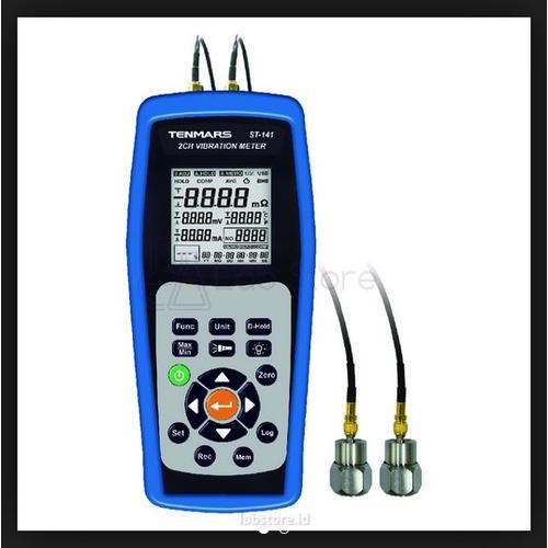 Jual Vibration Meter With Data Logger 2 Channel | Tenmars ST-141D ...