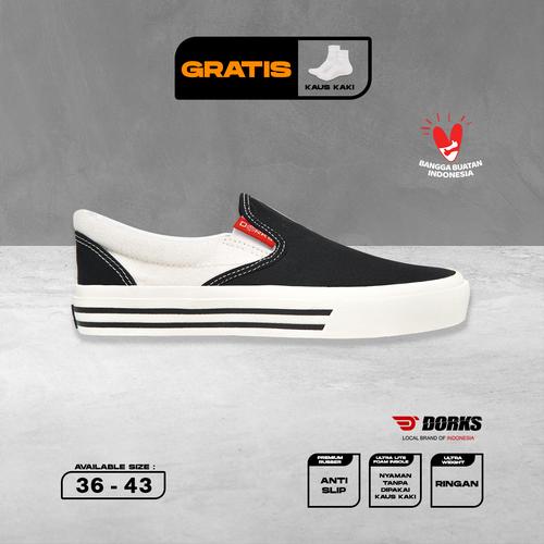 Promo DORKS Slip On X Pass Sepatu Original Sepatu Pria Sepatu Wanita ...