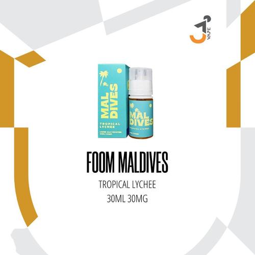 Promo FOOM MALDIVES TROPICAL LYCHEE SALTNIC 30ML 30MG BY FOOM E-LIQUID ...