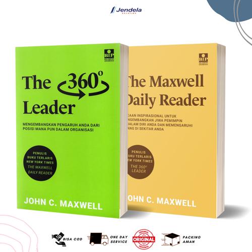 Jual The 360 Degree Leader & The Maxwell Daily Reader - John C Maxwell ...
