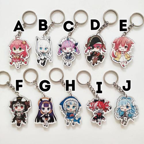 Jual Keychain Hololive Vtuber 1 Gantungan Kunci Akrilik Ganci ...