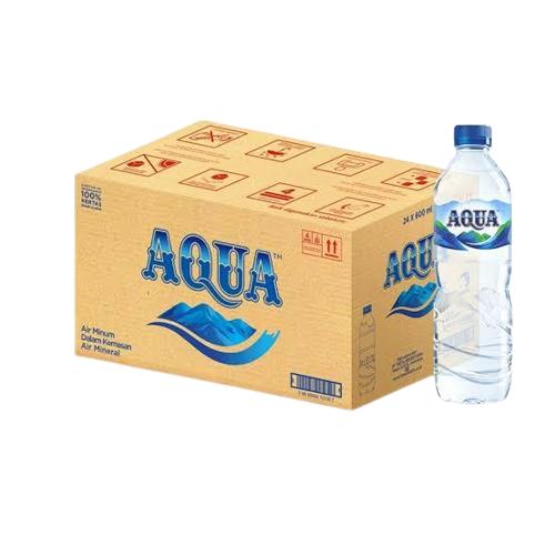 Jual Aqua Botol 600ml - 1 Dus Isi 24 Pcs, Air Terpilih Dengan Kandungan ...