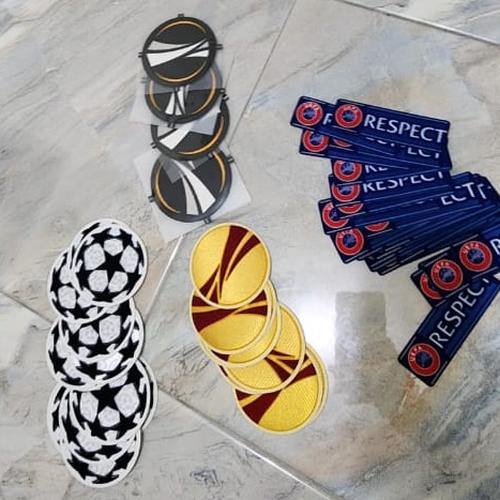 Jual Original patch respect ucl pair & europa league pair - Putih ...