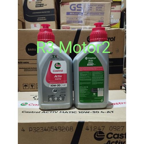 Jual OLI CASTROL MATIC ACTIV 0.8L 10W/30 ORIGINAL all matic - Kota ...