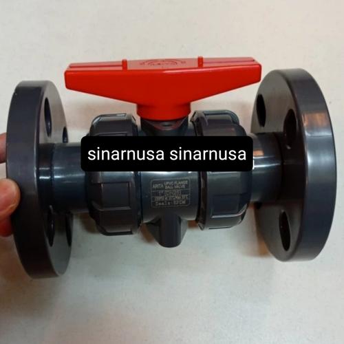 Jual Ball Valve PVC Flange JIS 10K 1 " inchi True Union DN 25 - Jakarta ...