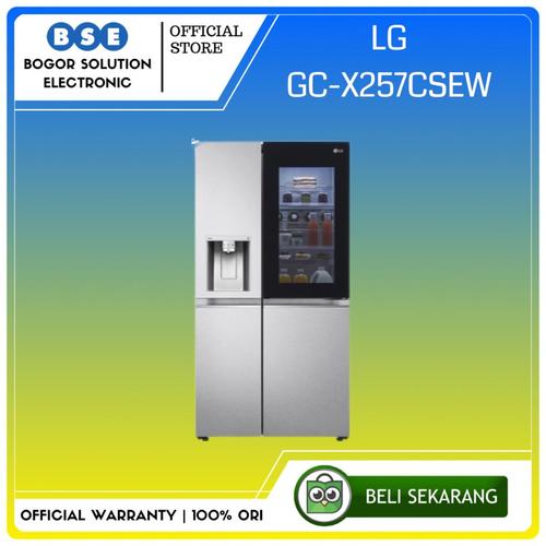 Promo Kulkas Side by Side 674 Liter LG GC-X257CSEW InstaView Door in ...