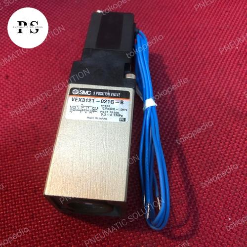 Jual SOLENOID VALVE SMC VEX3121-021G-B 1/4" AC100V - Jakarta Barat ...