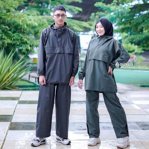 Jual jas hujan GUYUR KANGAROO RAINCOAT Anti Bocor kantung Kangguru ...