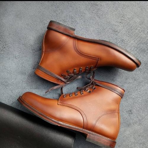 Jual Sepatu Boots Pria Kulit Asli Original Sepatunisme Coklat Tan - Kab ...