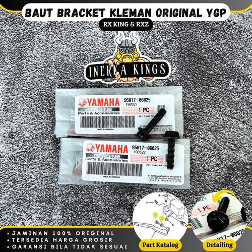 Jual Baut Bracket Clamp Kleman Master Rem Atas Rx King Original 95817-06025 - Kota Bandung ...