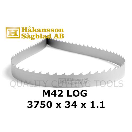 Jual HAKANSSON LOG M42 Bandsaw Blade / Mata Gergaji Pita 3750 x 34 x 1. ...
