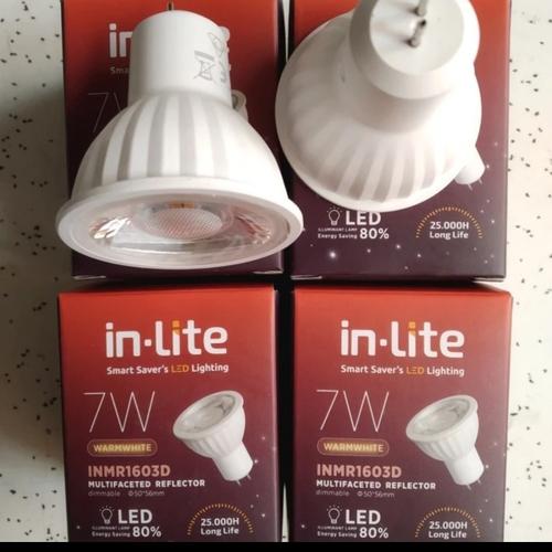 Jual Lampu Sorot LED spot Mr-16 INLITE 7W Dimmable Dimmer SpotLight ...