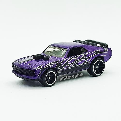 Jual Hot Wheels '70 Mustang Mach 1 Metalflake Purple Rebel Rides 8/10 ...