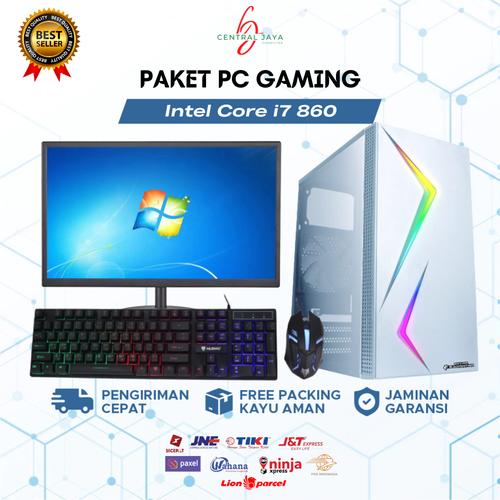 Jual PC Gaming Fullset Core i7 860 Ram 8gb VGA GTX 750 TI 4GB + Monitor ...