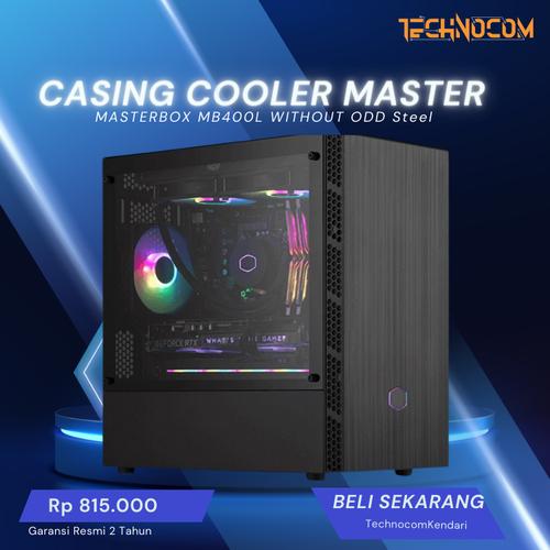 Jual MasterBox MB400L Cooler Master without ODD Steel Mini Tower PC ...