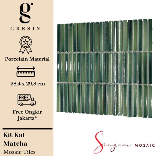 Jual Matcha Kitkat Singres Mosaic Tiles | Mosaic Keramik - Jakarta ...