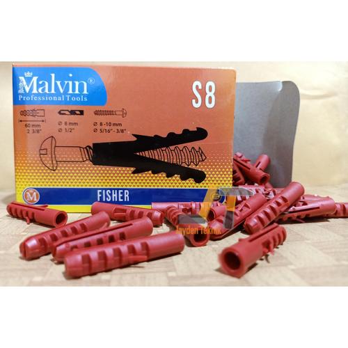 Jual fisher gypsum S8 isi 100pcs / baut sekrup fisher S8 - Jakarta ...