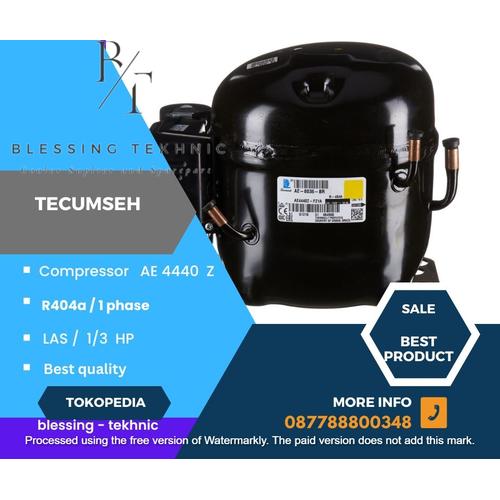 Jual Compressor Tecumseh AE4440Z - FZ1A R404A 1phase 220-240v 50Hz 1/3 ...