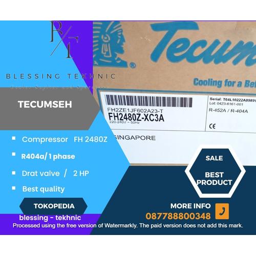 Jual Compressor Tecumseh FH2480Z R404A 2HP type LAS - Jakarta Utara ...