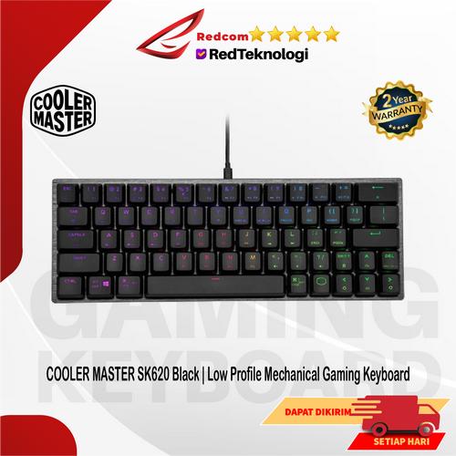 Promo COOLER MASTER SK620 Black | Low Profile Mechanical Gaming ...