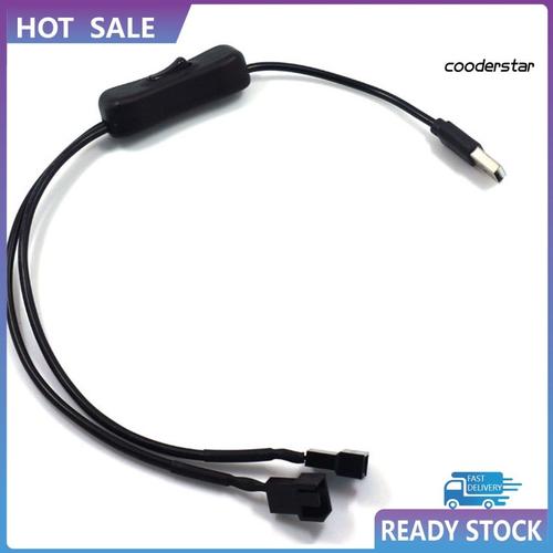 Jual DN-PJ 5V 2 Way USB to 4 Pin Adapter Converter Cable PC Computer ...