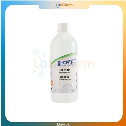 Jual Buffer Solution pH 7.01 @ 500 ml with CoA | Hanna HI-5007 HI5007 - Jakarta Utara - LabChem ...