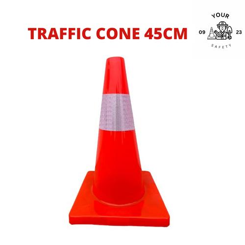 Jual Safety Traffic Cone 45 cm / Kerucut Lalu Lintas - Jakarta Barat - your safety | Tokopedia
