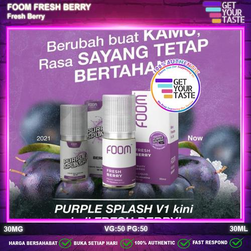 Jual Liquid FOOM Fresh Berry Purple Splash Salt Nic 30ML Saltnic by Foom - Jakarta Utara - Get ...