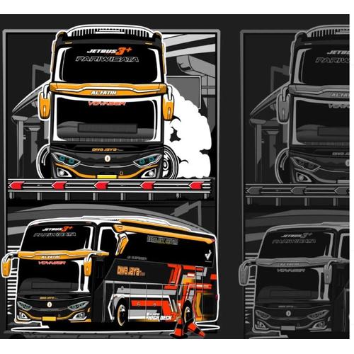 Jual Stiker Bus Mania Bus Artis Basuri Alfatih Laser Sticker - Jakarta ...