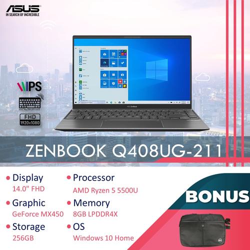Jual ASUS ZENBOOK Q408UG RYZEN 5 5500 MX450 2GB RAM 8GB SSD 256GB W10 ...
