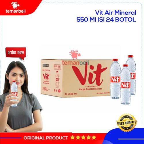 Jual Vit 550 ml isi 24 Botol - Air mineral Vit 550 ml - Vit Botol ...