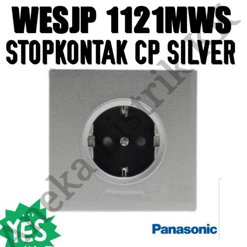 Jual PANASONIC E style WESJP1121MWS SILVER STOP KONTAK CP WESJP1121 MWS ...