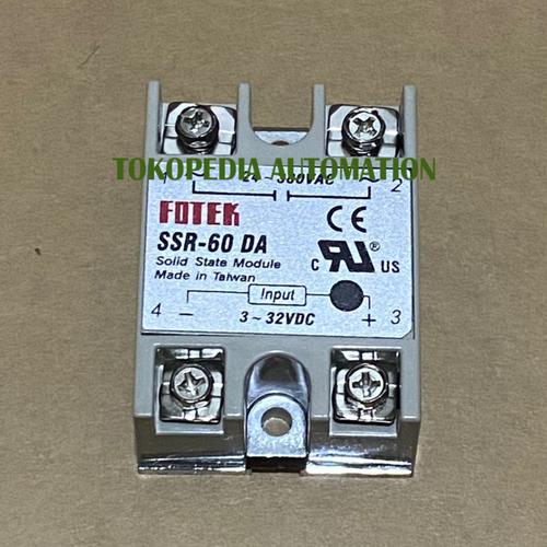 Jual FOTEK Solid State Relay SSR-60DA Fotek 60 DC to AC - Kab. Bekasi - Serba Serbi Perkakas ...