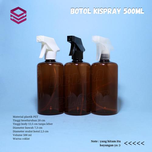 Jual Botol Spray 500 ML Amber / Botol Kispray 500 ML Coklat - Kota ...