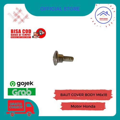 Jual Baut M6x18 Sekrup Body Sepeda Motor Honda Bebek Fit Supra Grand ...