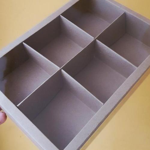 Jual box kotak kue eggtart sekat 6 mika packaging hampers dus soes pie ...