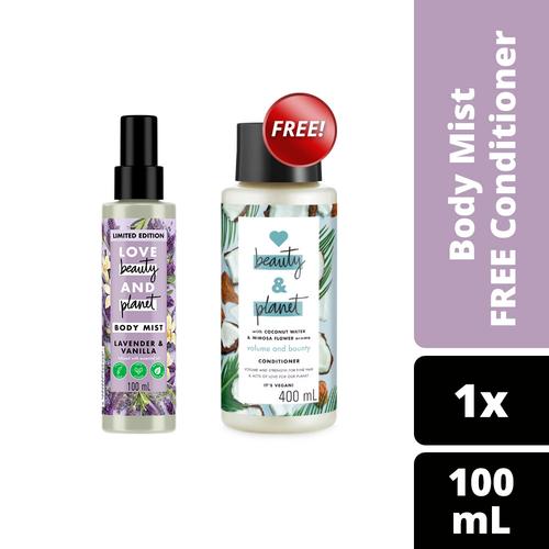Promo Love Beauty & Planet Body MistLavender 100ML FREE LBP ...