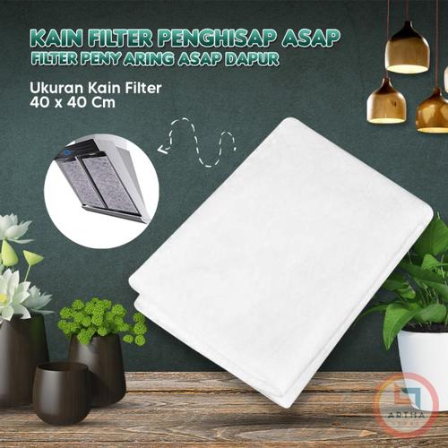 Jual Kain Filter Penghisap Asap Kompor Dapur Carbon Cooker Hood ...