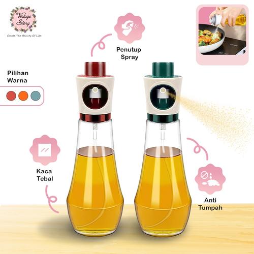 Jual Botol Tempat Minyak Goreng Spray Oil Bottle Tahan Panas 260ml ...