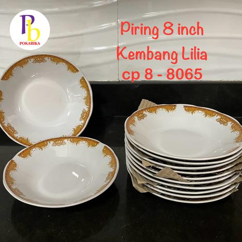 Jual Piring Makan Keramik Motif Batik 8" inch LILIA / cp8 - 8065 - Kota ...