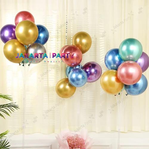 Promo Balon Latex / Balon Metalik / Metalic Balloon Chrome 12inch ...