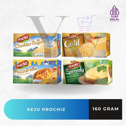 Jual Keju Prochiz Gold Cheddar Royale / Mozzarella / Spready 160 gram ...