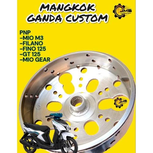 Jual MANGKOK GANDA MIO GEAR CUSTOM ORIGINAL CVT YAMAHA MIO GEAR ANTI ...