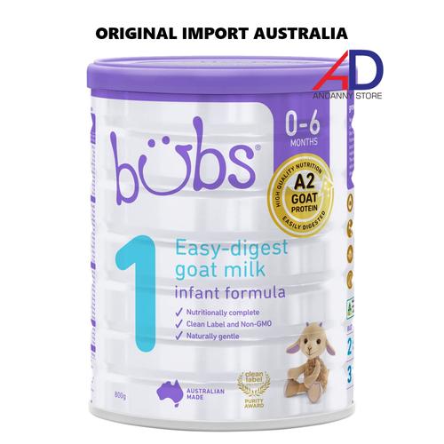 Jual BUBS AUSTRALIAN GOAT MILK INFANT FORMULA STAGE 1 / EASY-DIGEST ...