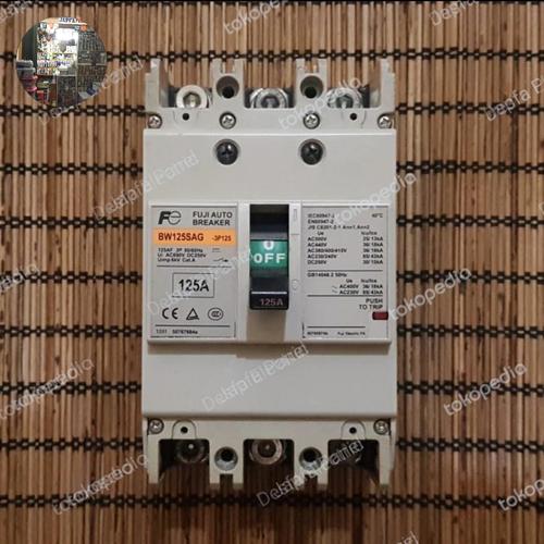 Jual MCCB Breaker Fuji BW125SAG 3 Pole 125 Ampere Original Japan ...