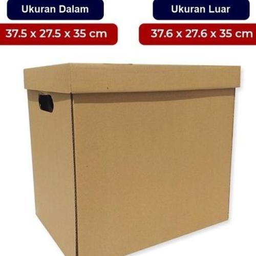 Jual kardus arsip file dus kotak packing berkas dokumen box karton ...